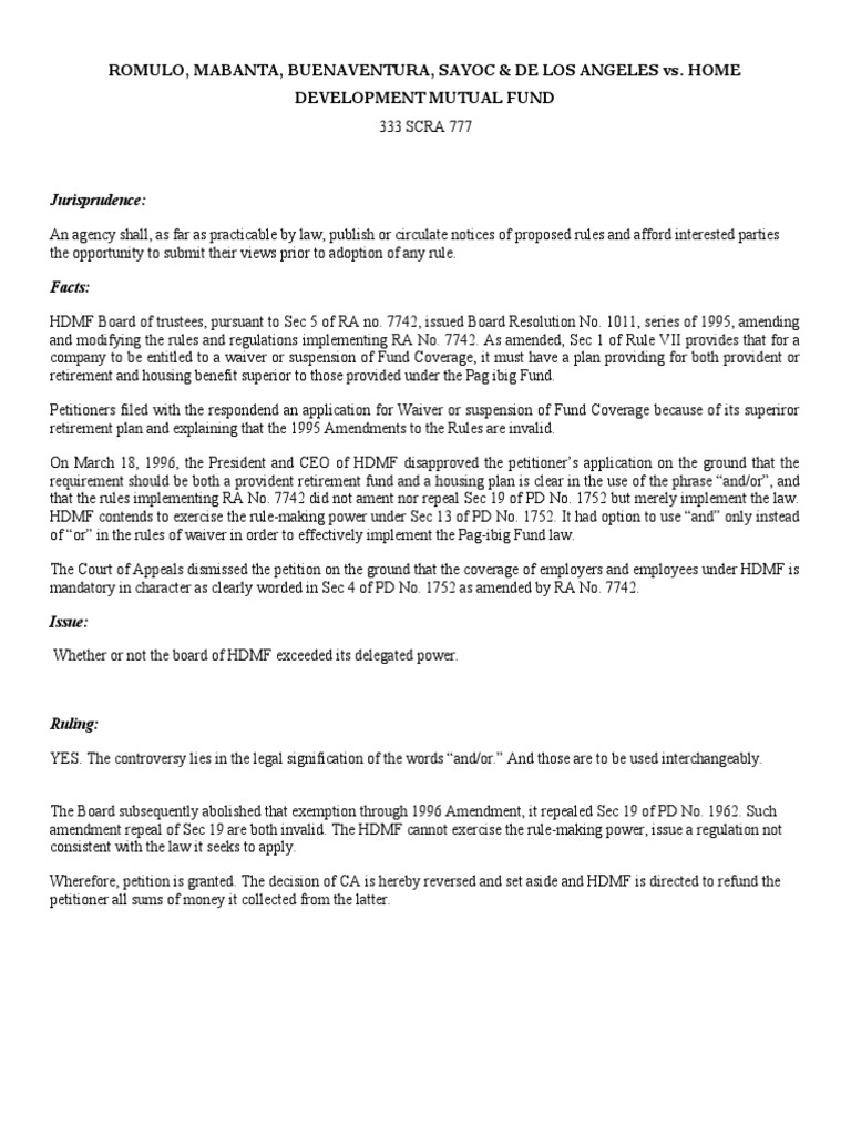 Romulo, Mabanta, Buenaventura, Sayoc & de Los Angeles vs. Home ...