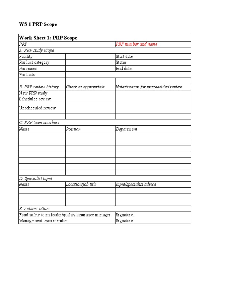Chapter 3 PRP Workbook Template | Download Free PDF | Verification And ...