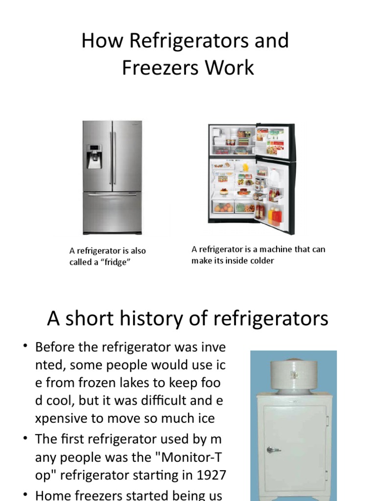 How A Refrigerator Works | PDF