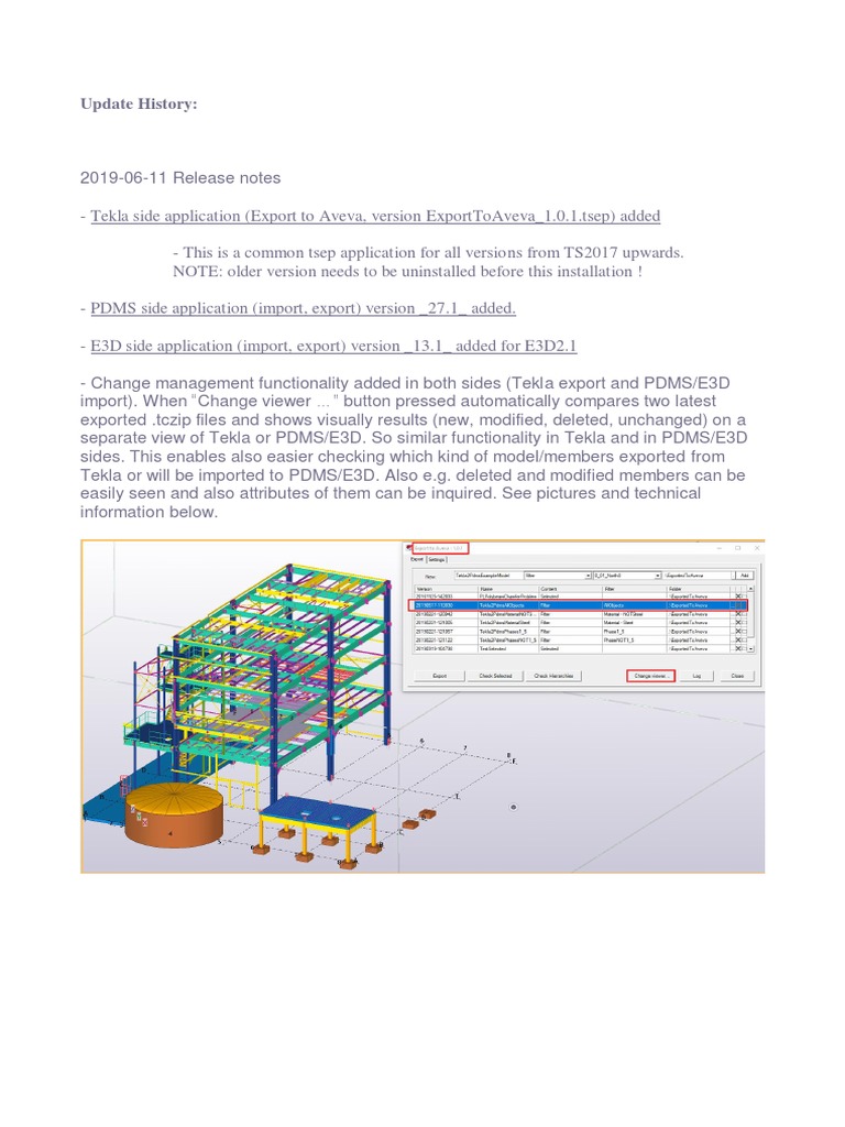 AVEVA PDMS E3D ReleaseNotes 2019-06-11 | PDF | Filename | Computer File