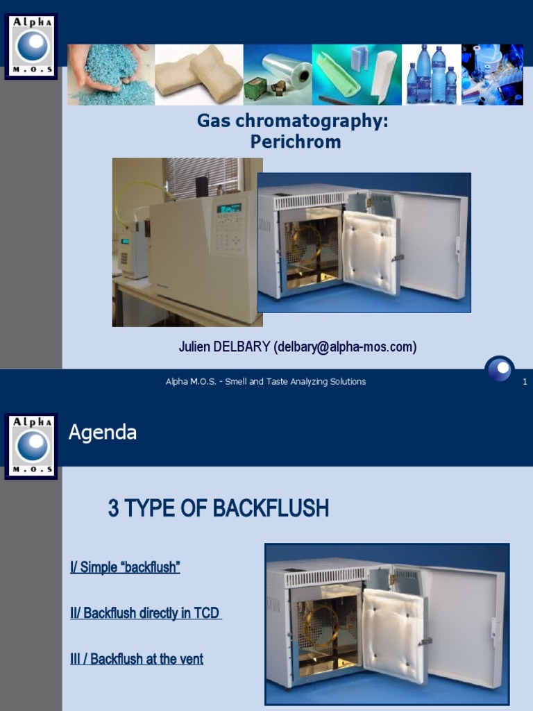 Gas Chromatography: Perichrom: 1 Alpha M.O.S. - Smell and Taste ...