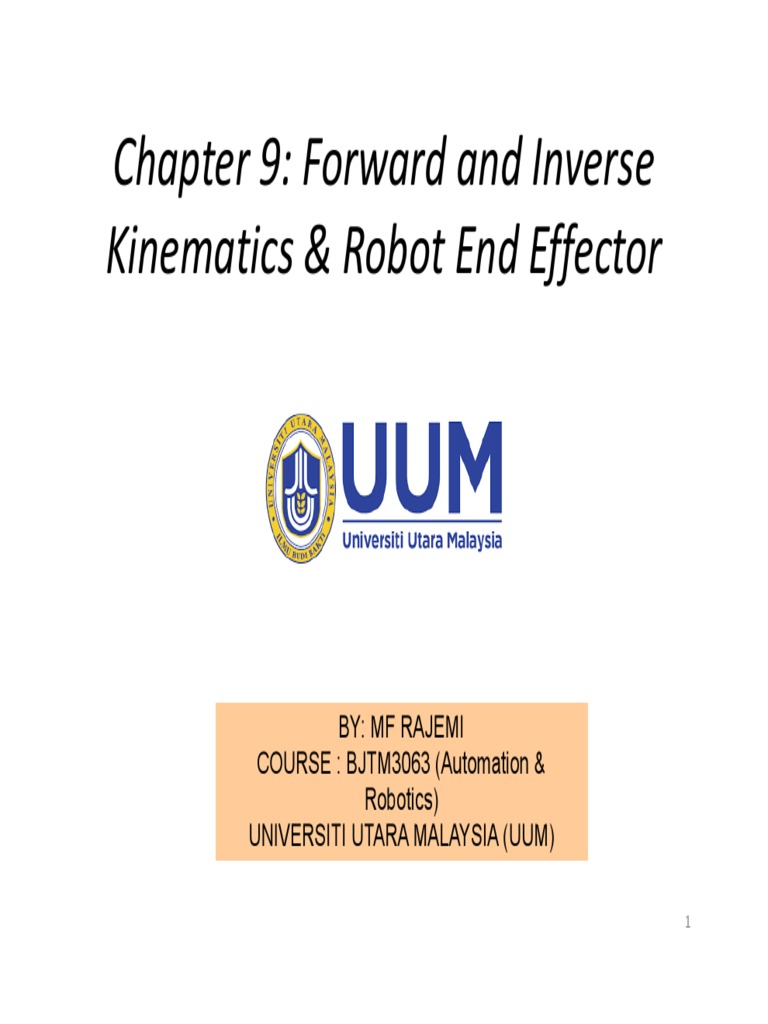 Forward And Inverse Kinematics Pdf Cartesian Coordinate System Force
