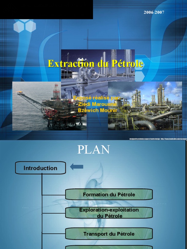 Processus d'Extraction du Pétrole | PDF | Génie des procédés chimiques ...