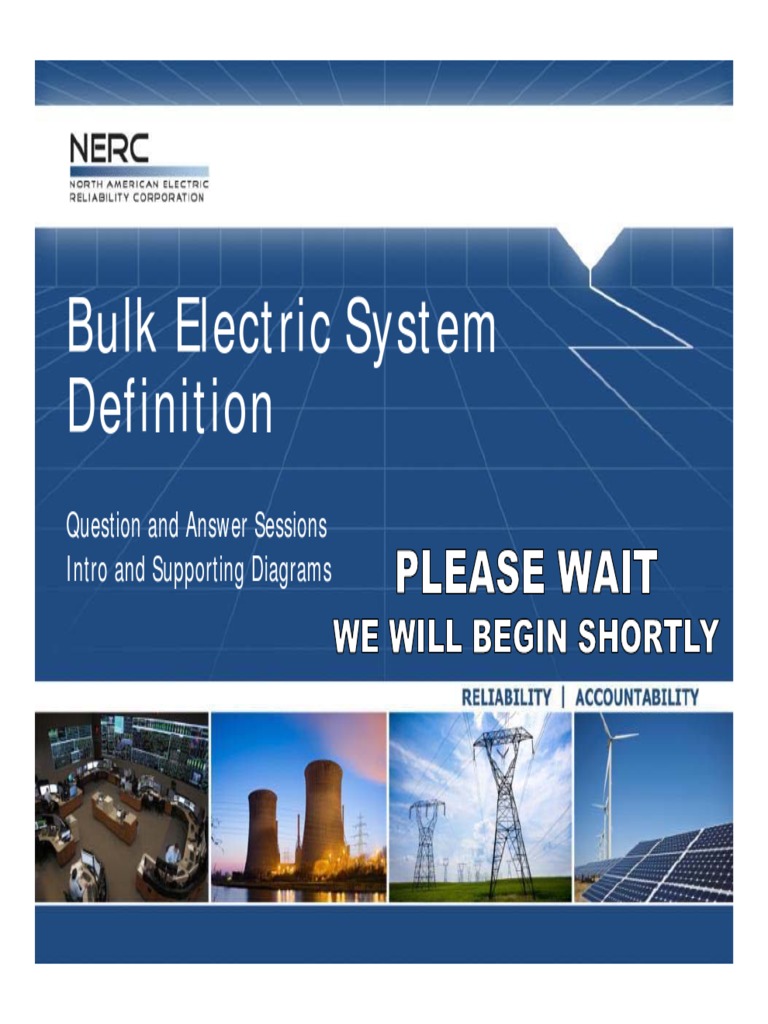 Understanding the Bulk Electric System Definition | PDF | Electric ...