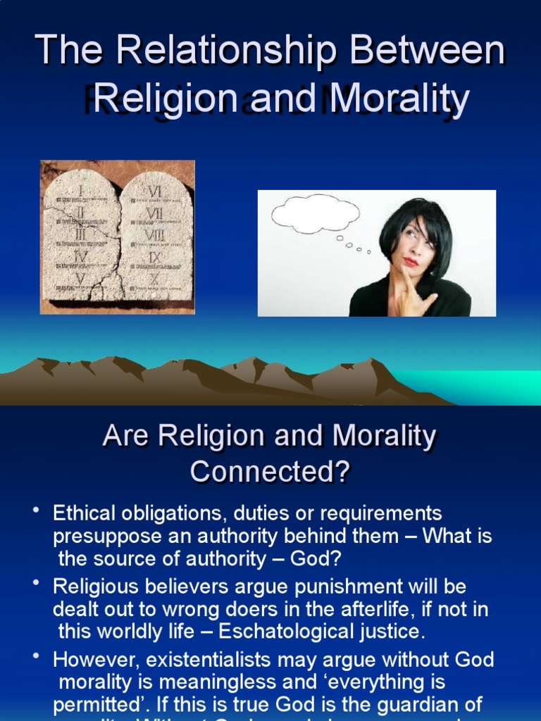 Relationship Between Morality and Religion | PDF | Conscience | Id