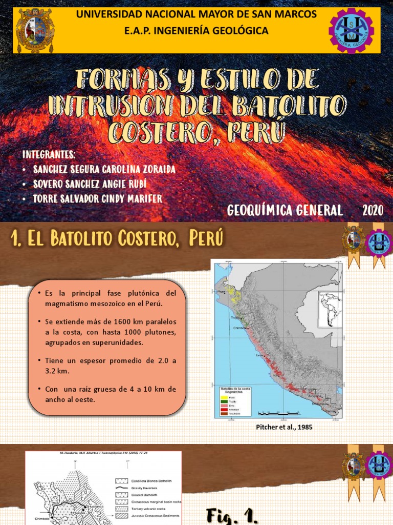Características estructurales y morfológicas del Batolito Costero del ...