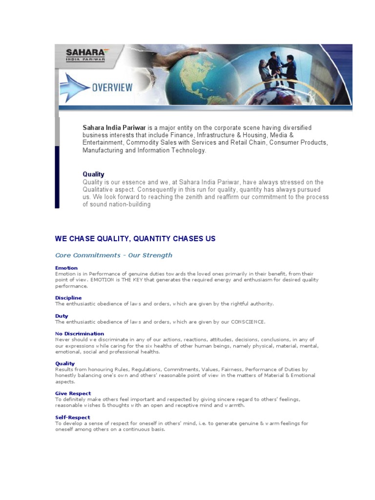 Sahara India Pariwar | PDF | Emotions | Feeling