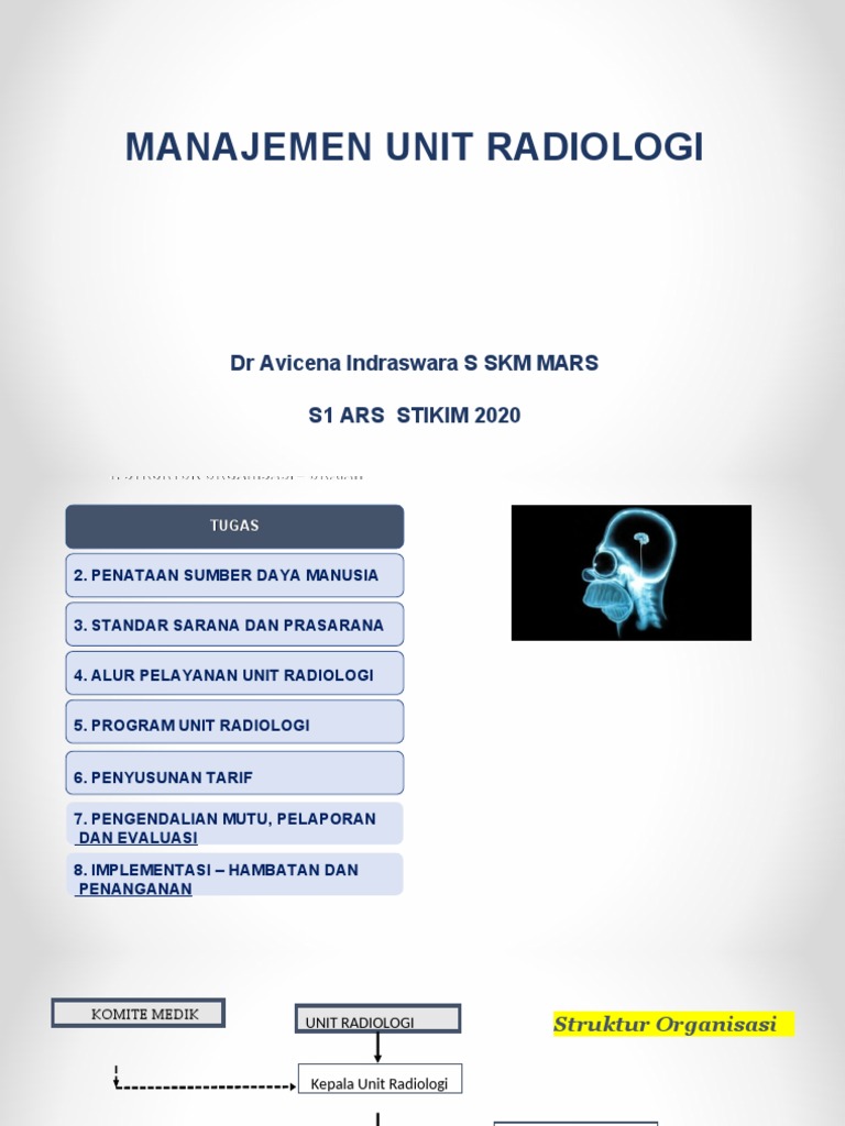Manajemen-Unit-Radiologi-PPT-dikonversi (Man Penunjang Medis) | PDF