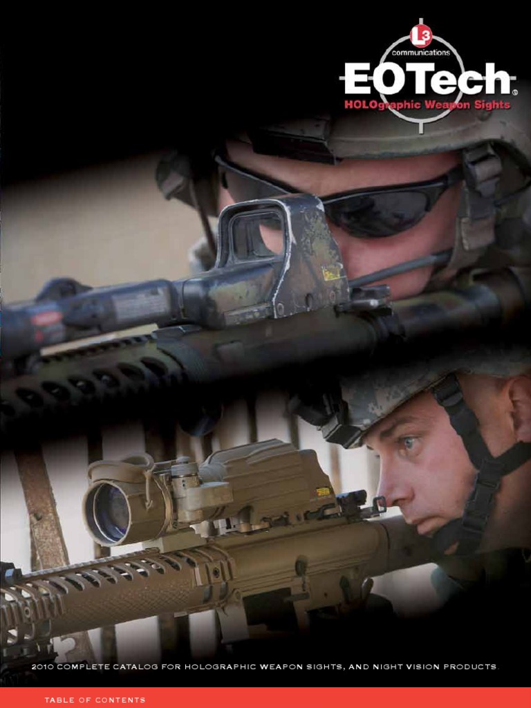 2010 EOTech Catalog | PDF | Infrared | Optics