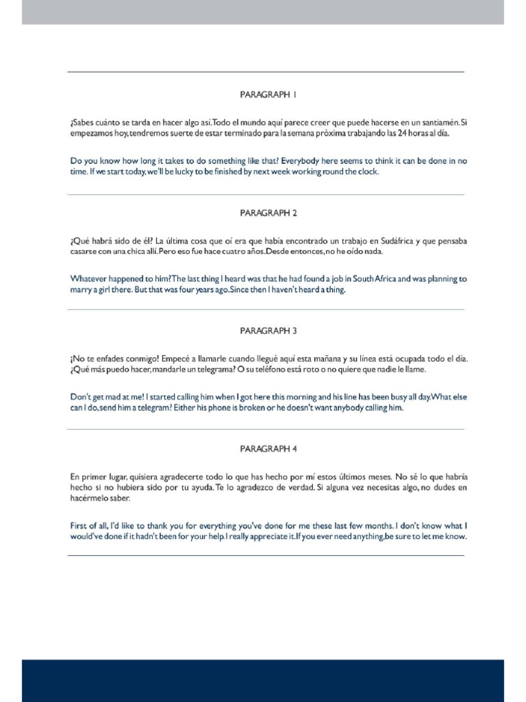 198 English Paragraphs 1 PDF | PDF