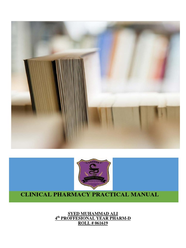 A Student's Guide to Clinical Pharmacy: A Practical Manual for Fourth ...