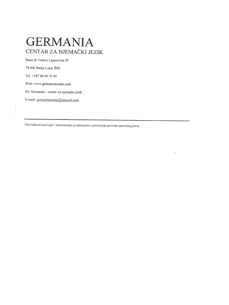 Wortschatz A1-B2, Centar Za Njemacki Jezik | PDF