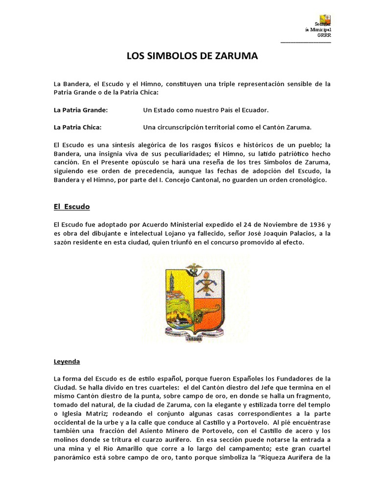 Los Símbolos de Zaruma | PDF | Los símbolos | Color