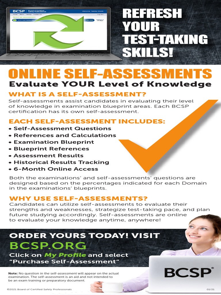 BCSP Self Assessment PDF | PDF