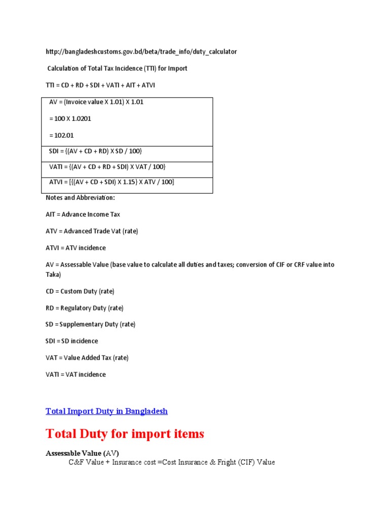 Calculation of Total Tax Incidence | PDF | Ad Valorem Tax | Value Added Tax