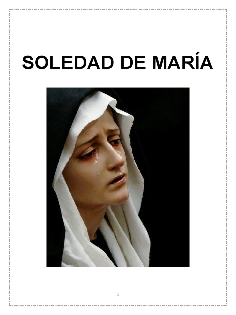 Soledad de María | PDF | María, madre de Jesús | orador del Señor