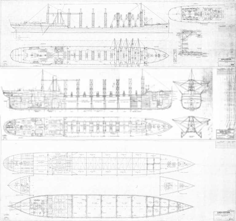 AC 3 USS Jupiter Blueprints