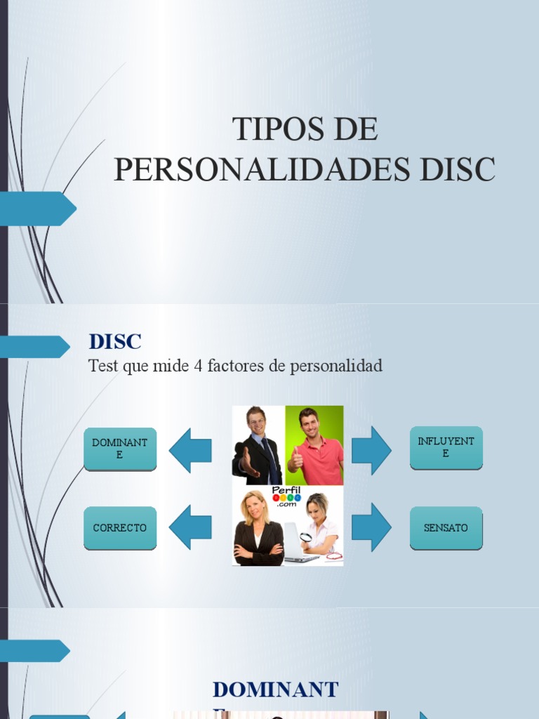 Tipos de Personalidades Disc | PDF