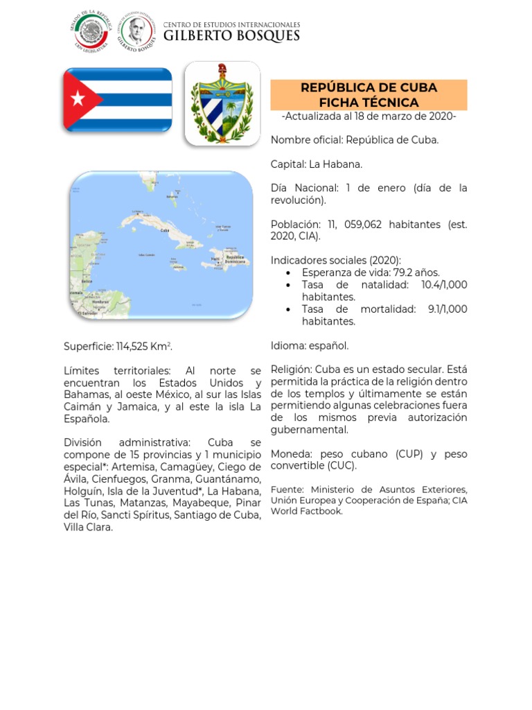 Descripcion de Cuba | PDF | Cuba | Gobierno
