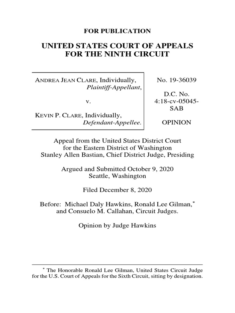United States Court of Appeals For The Ninth Circuit | PDF | Summary ...