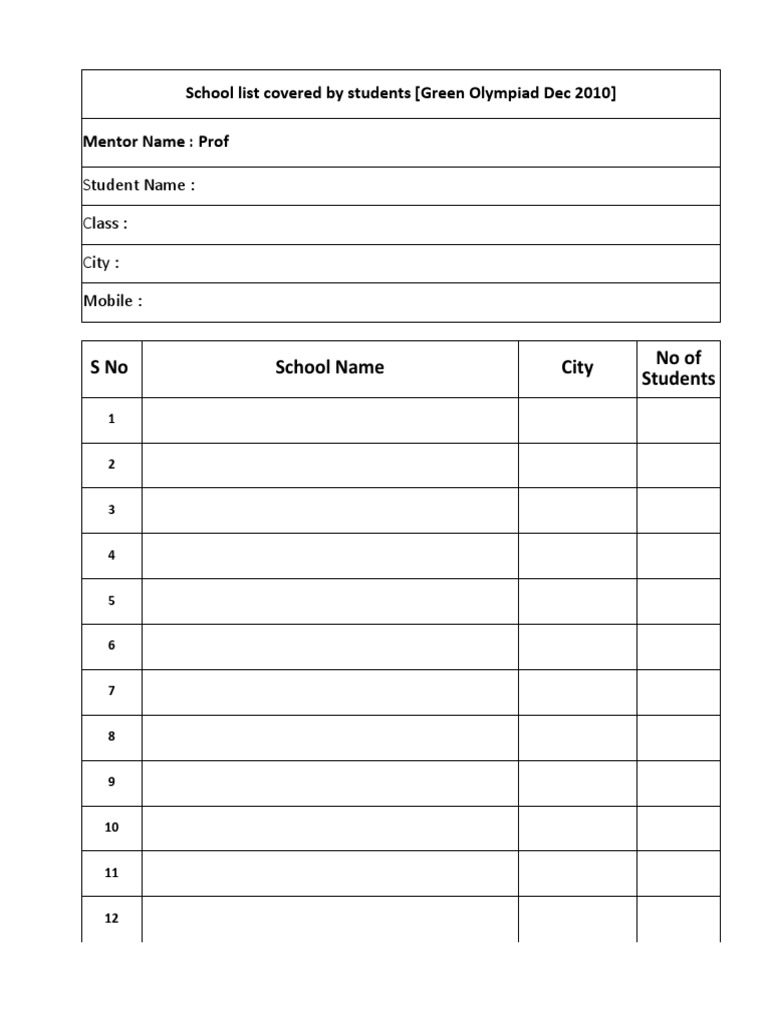 Green Details For Students | PDF