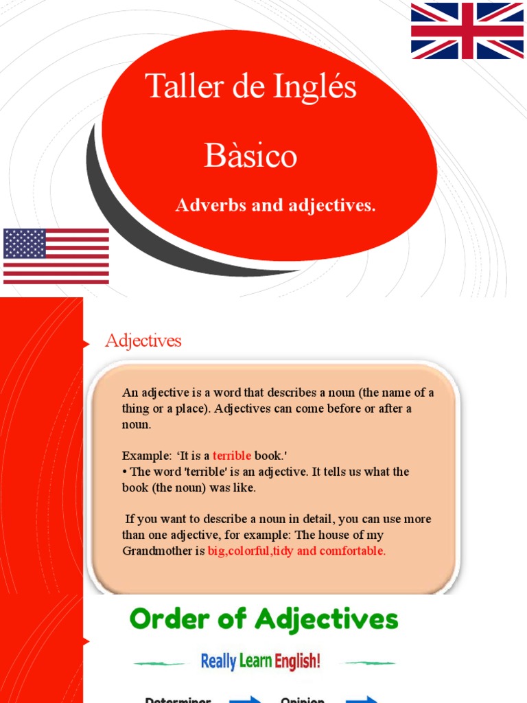 Clase 5 Adjetivos y Adverbios | PDF | Adverb | Adjective
