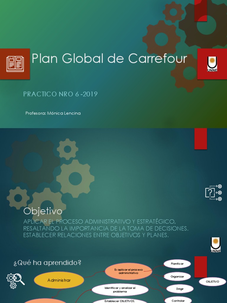 Soluciones Sugeridas Practico 6 - 2019-Carrefour-Plan Global PDF | PDF