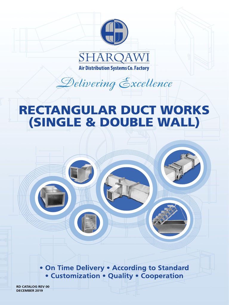 1 - Rectangular Duct (Single & Double Wall) | PDF | Duct (Flow ...