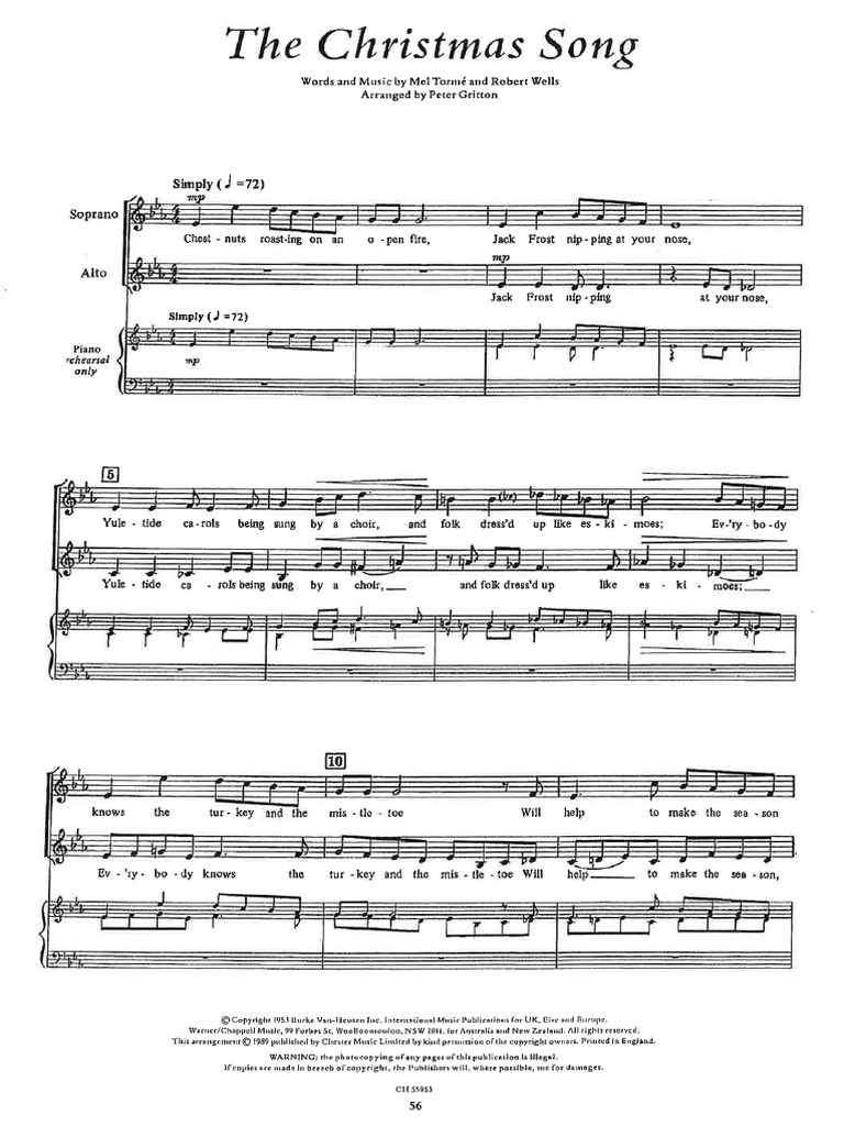 Gritton - The Christmas Song | PDF