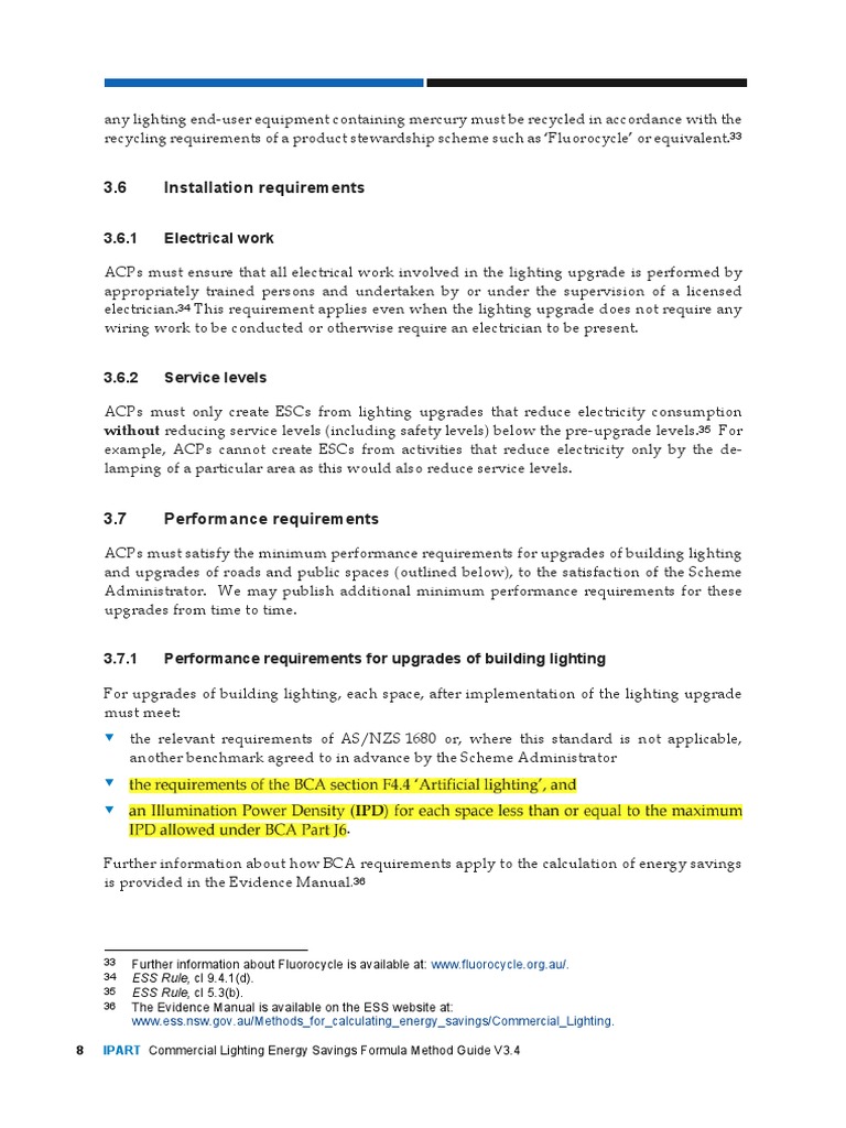 Commercial Lighting Energy Savings Guide | PDF | Lighting | Electrician