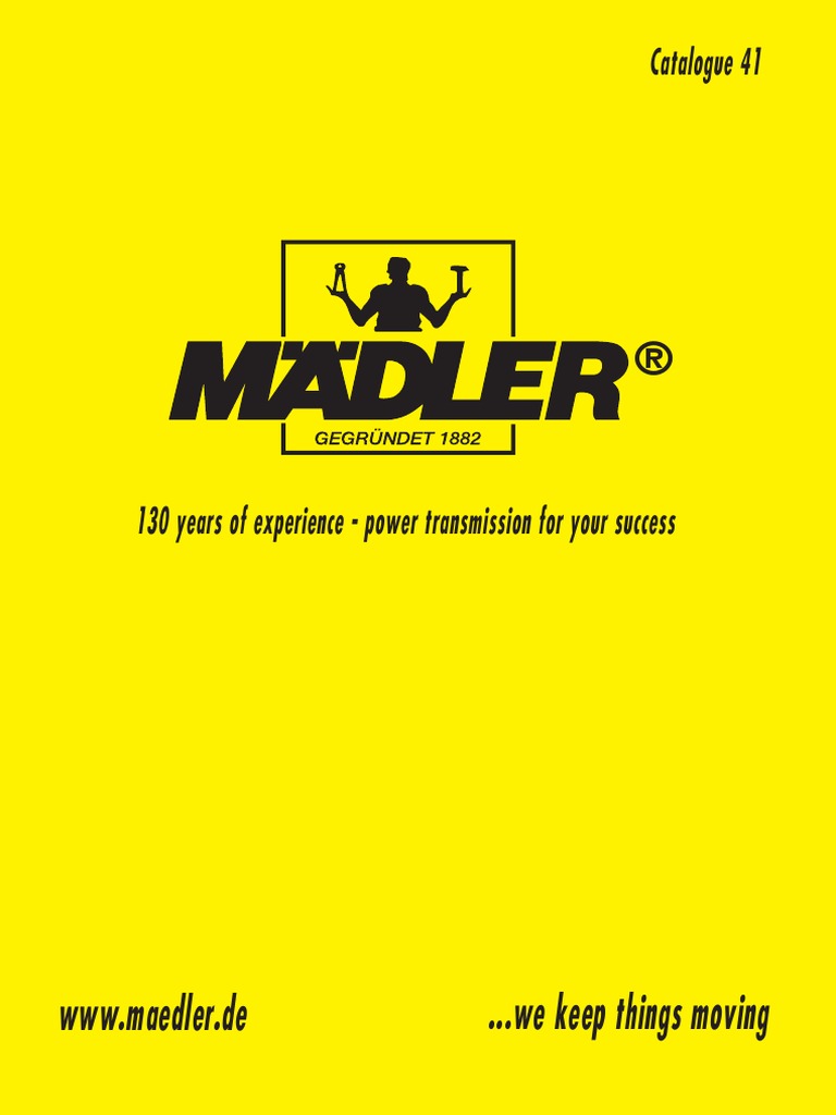 Madler Katalog41 - EN PDF | PDF | Belt (Mechanical) | Gear