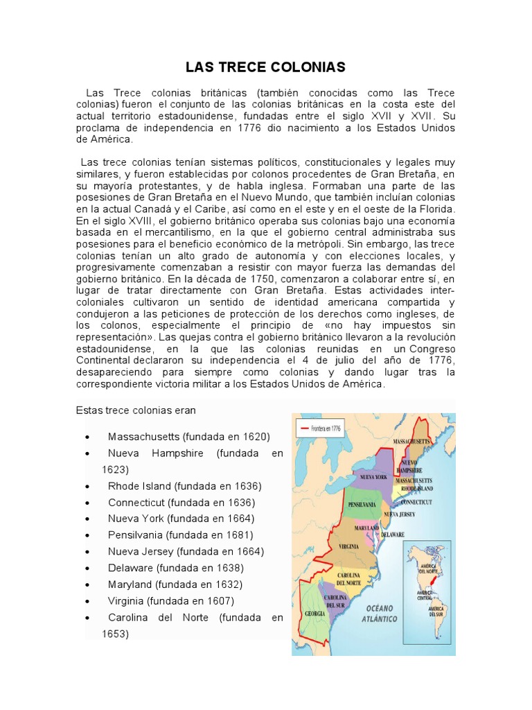 13 Colonias | PDF