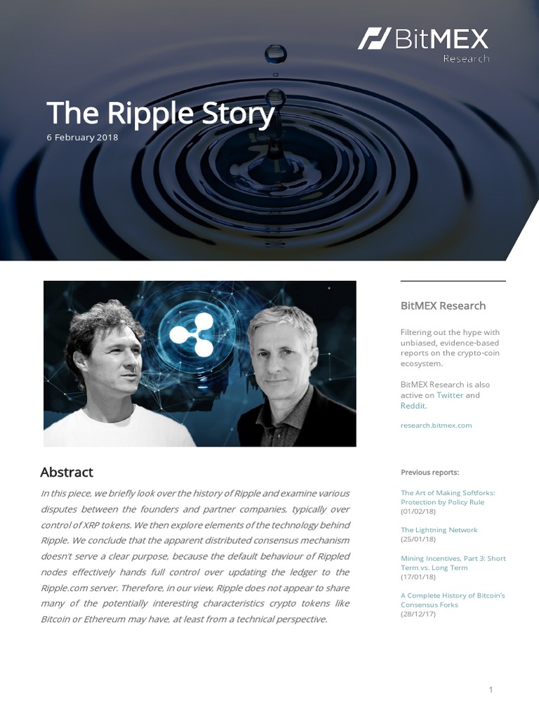 The Ripple Story: 6 February 2018 | PDF | Bitcoin | Banks