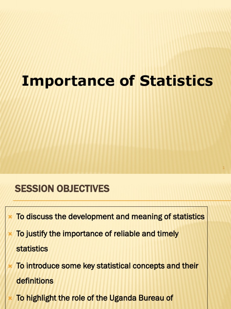 Importance of Statistics in Decision Making | PDF | Mean | Variance