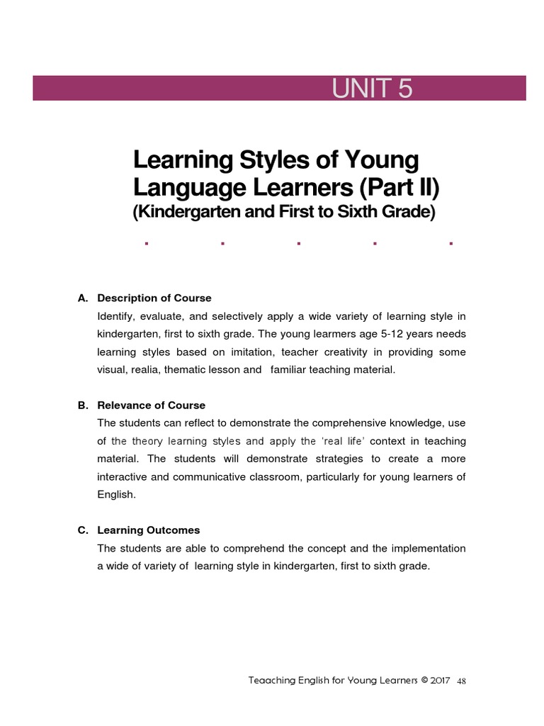 Learning Styles Part 2 | PDF | Learning Styles | Learning