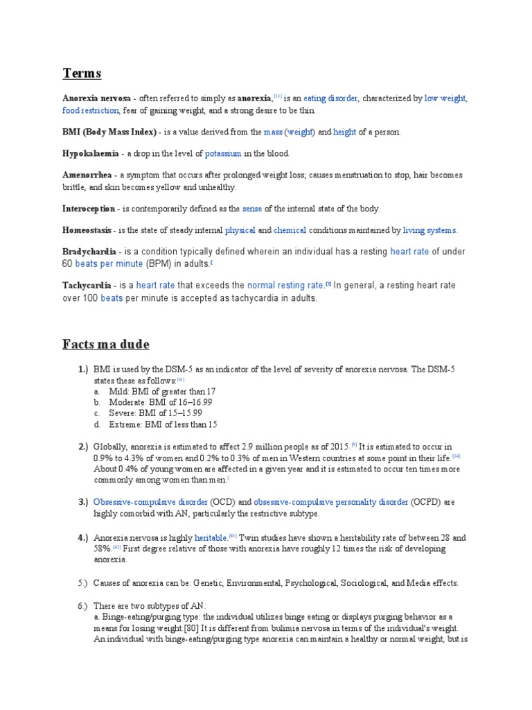Anorexia Nervosa Essay | PDF | Anorexia Nervosa | Psychiatric Diagnosis