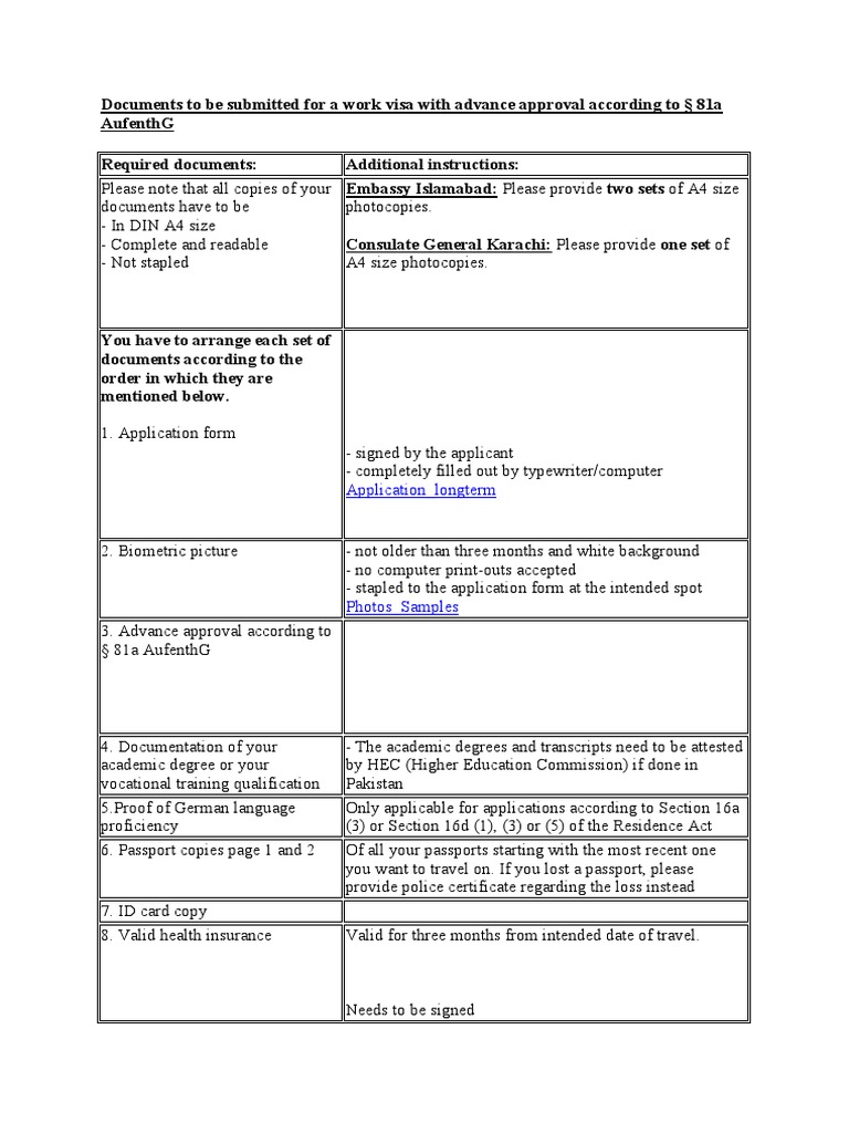 Visa Procedure With Advance Approval | PDF | Travel Visa | Passport