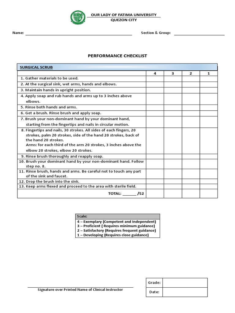 NCMB 312 Rle or Performance Checklist PDF | PDF | Glove | Hand