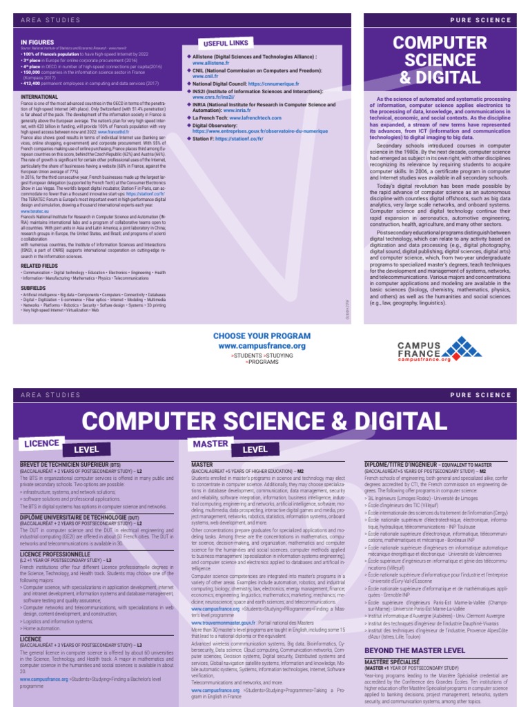 Computer Science & Digital: Area Studies | PDF | Computer Science ...