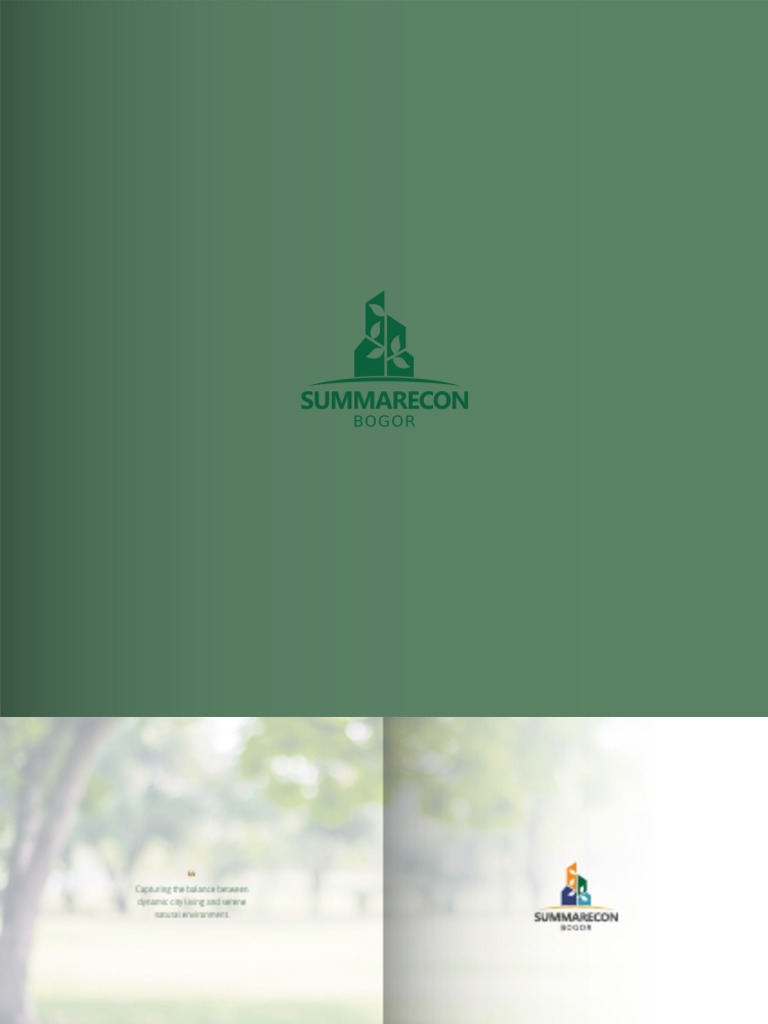 Brochure Kawasan Summarecon Bogor | PDF | Design | Environmental Design