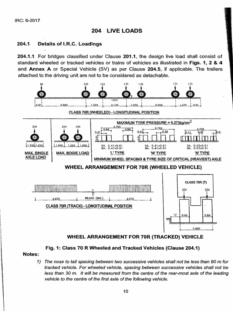 70R Track Live Load | PDF | Axle | Vehicle Technology
