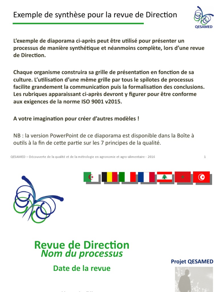 Modele Presentation Revue Direction | PDF | Métrologie | Business