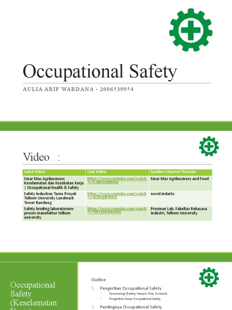 Occupational Safety | PDF