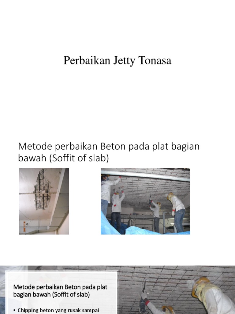 Metode Perbaikan Jetty dan Pile Cap | PDF