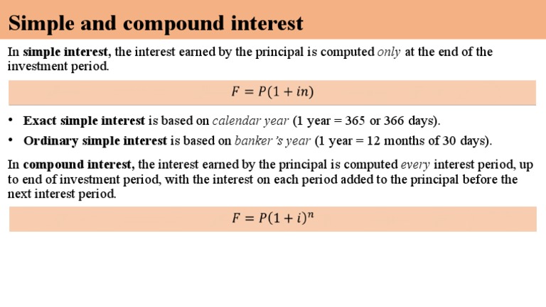 Simple vs. Compound Interest Explained | PDF | Finance & Money Management