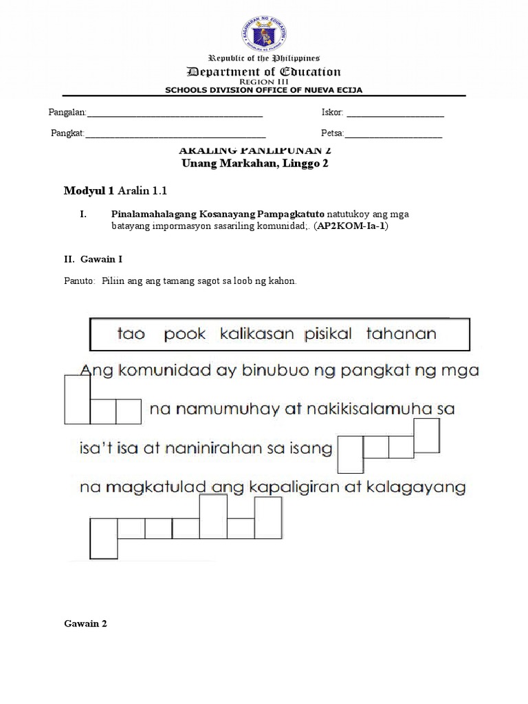 Ap2 q1 w2 Komunidad | PDF