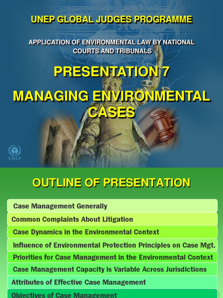 07 - Managing Environmental Cases PDF | PDF | Discovery (Law) | Lawsuit
