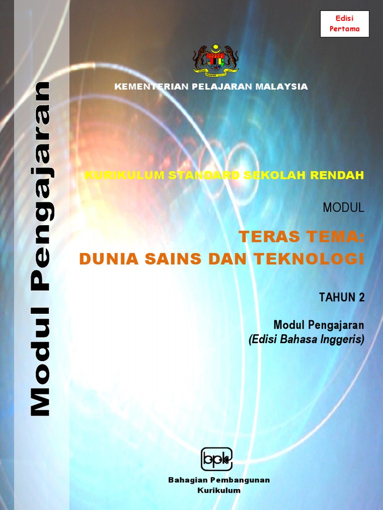 Teaching Learning Module KSSR World of Science Technology Year 2 1st ...