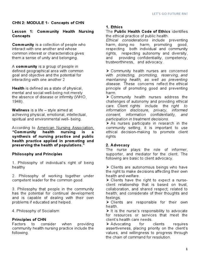 NCM 113 Mod1 | PDF | Nursing | Behavior