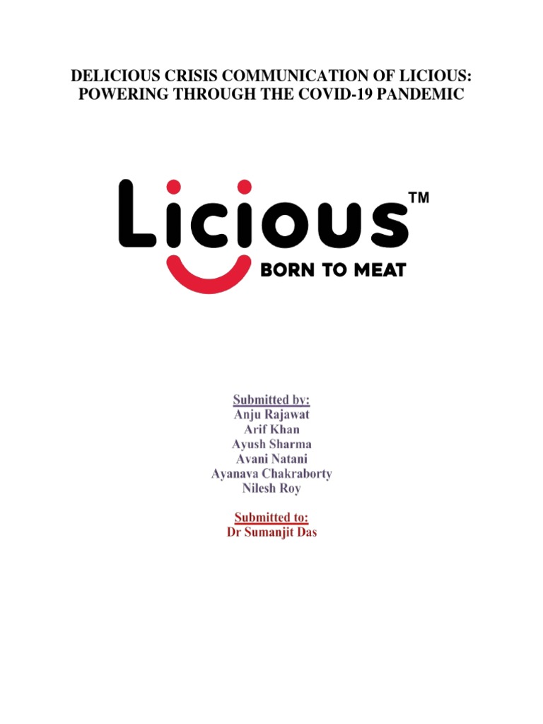 Licious Case Study Solution | PDF | Market Segmentation | Brand